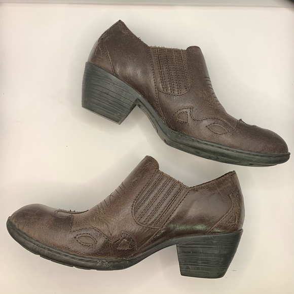 Born | Shoes | Born Amibeth Womens Brown Western Wingtip Booties Size 7 ...